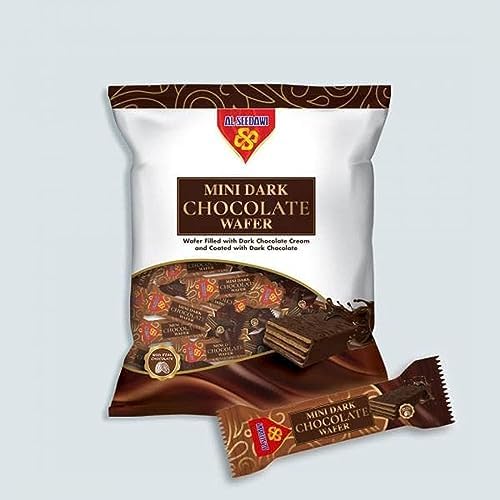 Al Seedawi Mini Dark Chocolate Wafer, 200 g price in Saudi Arabia ...