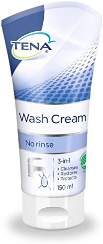 TENA Wash Cream, 3-in-1 ‘no-Rinse’, 150ml, Pack of 10 – BigaMart