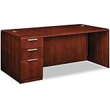 Amazon.com: Office Star Napa Bow Top Desk, 71" by 41", Espresso ...