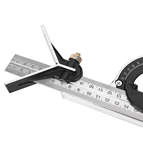 Fafeicy Stainless Steel T Square Ruler Adjustable Sliding Combination ...