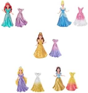 Amazon.com: Mattel Disney Magic Clip Doll, Each Doll Sold Separately ...