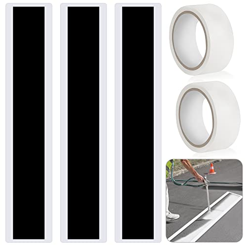 8 Pieces Parking Lot Line Stencil Kit, Include 2 Sets 6 x 92 Inch ...