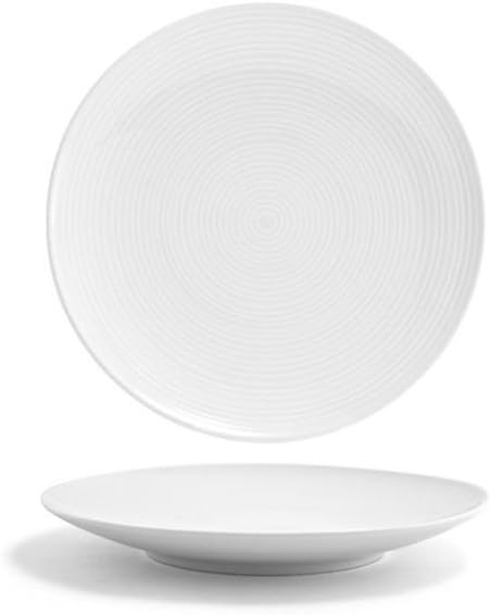 Amazon.com | FOH DSP022WHP22 Spiral 9.5" White Plate - 6 / CS: Plates