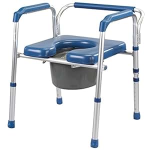 Amazon.com: Folding Commode with Padded Seat: Health & Personal Care