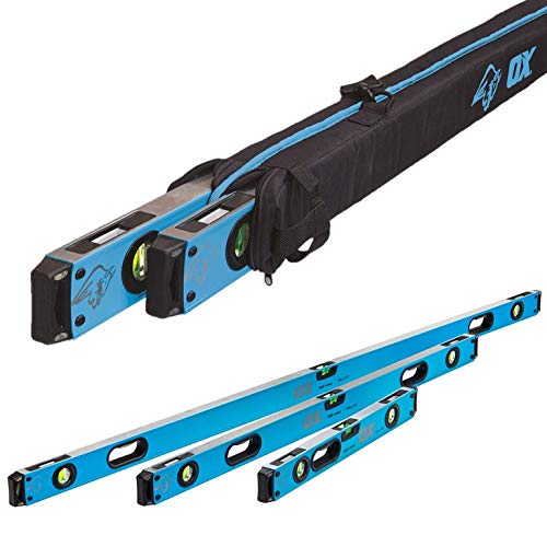 OX TOOLS Pro Series Level Bundle - 24-Inch, 48-Inch, 72-Inch Levels & a ...