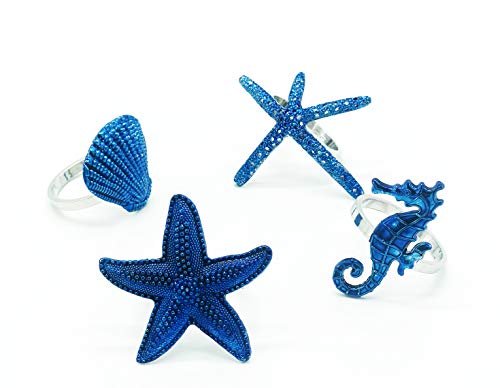 Safari Themed Party 12-Piece Woodland Animals Napkin Rings - Safari ...