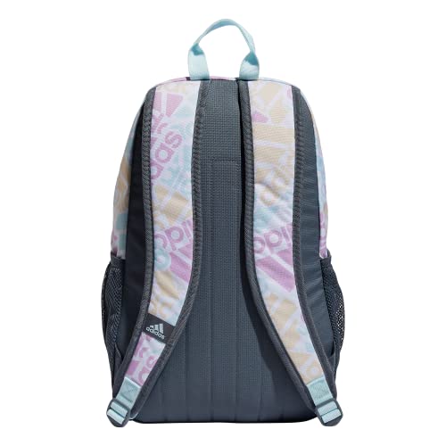 adidas Creator 2 Backpack, Adi Multi Collage/Onix Grey/Almost Blue, One ...