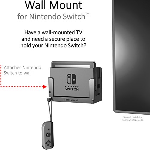 TotalMount for Nintendo Switch (Mounts Nintendo Switch on Wall Near TV ...