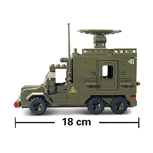 Sluban Military Blocks Army Bricks Toy - Radar Car Toys Games Toys Play ...