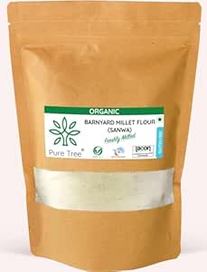 Pure Tree Certified Organic Barnyard Millet Flour | 900 g | Bhagar For ...