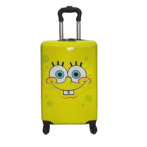 Fast Forward Sponge Bob Luggage 20 Inches Hard-Sided Tween Spinner ...