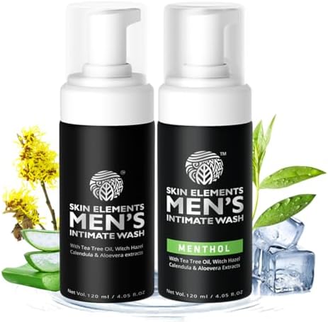 سعر Skin Elements Intimate Wash for Men Combo | Tea Tree Oil & Menthol ...