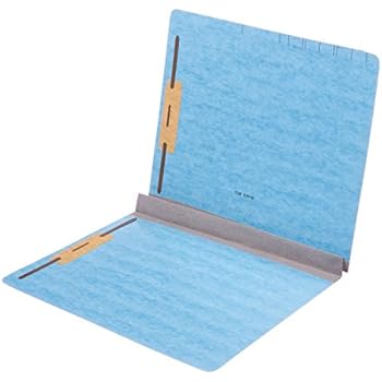 Amazon.com : Smead Pressboard Metal Tab Folders, 1/3 Cut Top Tab, 1 ...