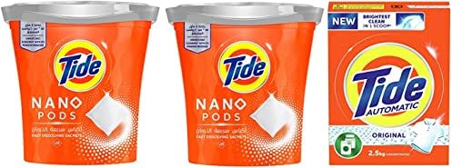 Tide Powder and Nano Pods Bundle (Tide Nano Pods Original Scent 50 ...