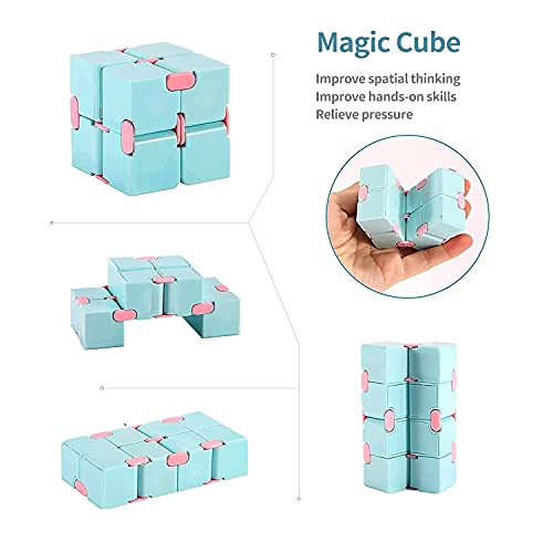 50 Pack Fidget Toys Set, Big Fidget Pack with Butterfly Pop it ...