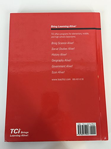 Social Studies Alive America's Past TCI Student Edition Hardcover 2016 ...