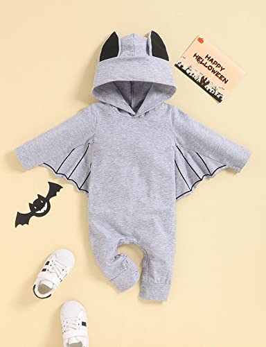 My First Halloween Outfit Newborn Baby Boy Cosplay Clothes Infant Bat Costume Hoodie Romper ...