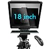 ILOKNZI 18 inch Wide Angle Large Teleprompter Plus for 15.6" 360⁰ Hinge Tablet with Adjustable ...