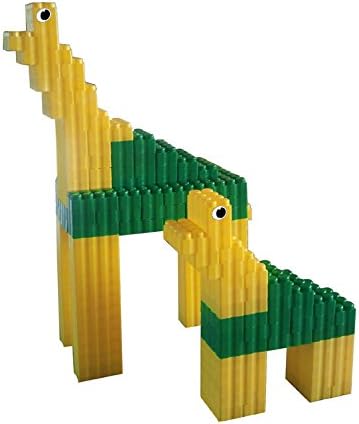 Game Movil Game Movil88209 192 Pieces Giraffes Giant Blocks, Multi ...