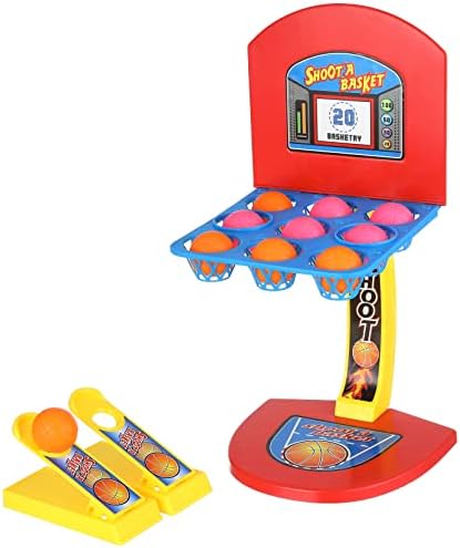 Di Hong Crazy Shoot Mini Basketball Game with Launchers for Kids, 2 ...