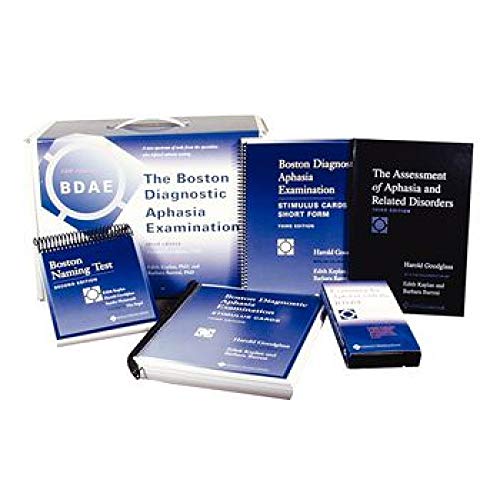 Amazon.com: Boston Diagnostic Aphasia Examination Set,Third Edition ...