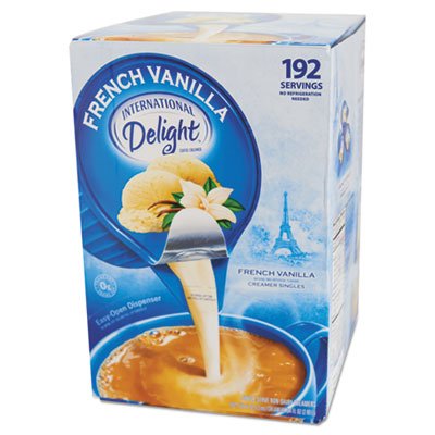 WhiteWave 100708 Liquid Coffee Creamer Int Delight .5oz 192/CT French ...
