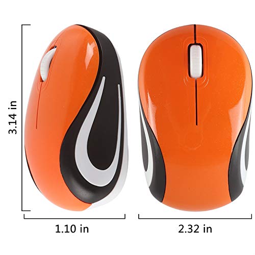 elec Space Mini Small Wireless Mouse for Travel Optical Portable Mini ...