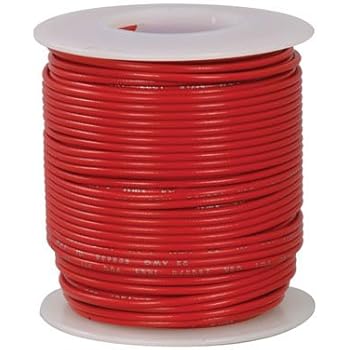 Ul1007-1569 26 Awg Stranded Hook Up Wire 100 Feet Red: Electronic Component Wire: Amazon.com ...