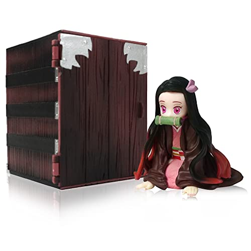 Nezuko Figure 6inch PVC Kamado Nezuko Statue Figurine Model Doll ...