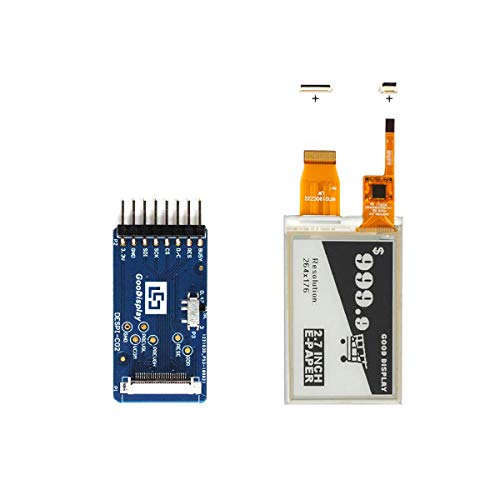 GooDisplay 2.7 Inch E-Paper Screen Touch Panel with Connection Adapt ...