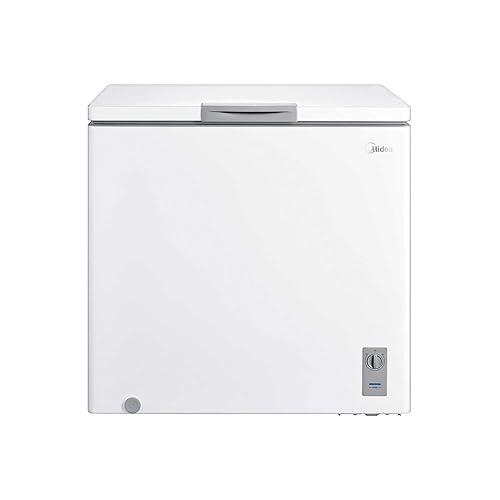Midea 7.0 cu ft Convertible Chest Freezer with Interior LED Light in ...