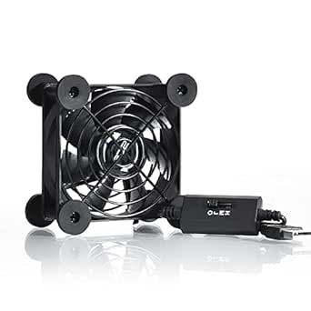 Amazon.com: SCCCF Quiet 80mm USB Fan, 5V USB Portable Cooling Fan for Flat Panel Xbox DVR ...