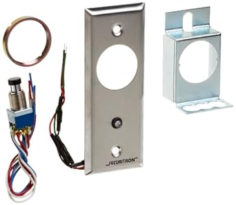 Securitron MKN2 Mortise Keyswitch Momentary DPDT Narrow Stile, 12 or ...