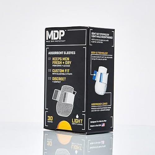 MDP Male Drip Protection | Absorbent Sleeves for Drip Protection, Mens ...