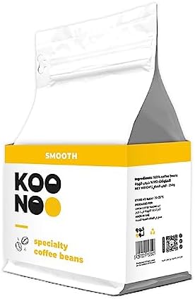 KOONOO Smooth | Medium Roast | 250G | Specialty Coffee Beans | Made in ...