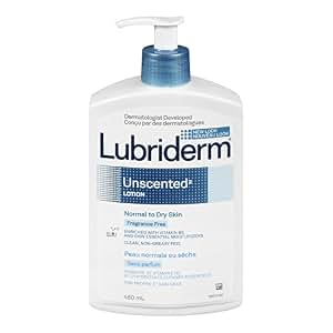 Lubriderm Unfragranced Moisturizing Hand and Body Lotion, 480ml: Amazon ...