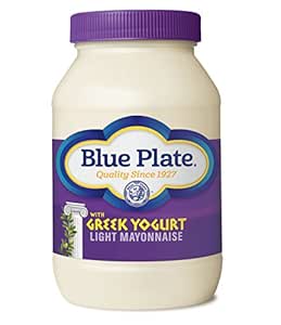 Amazon.com : Blue Plate Light Greek Yogurt Mayo, 30 Ounce (Pack of 6 ...