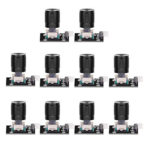 DaFuRui 10Pack KY-040 Rotary Encoder Module 360 Degree Rotary Encoder ...