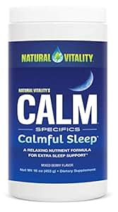 Amazon.com: Natural Vitality Natural Calm Calmful Sleep Magnesium Anti ...
