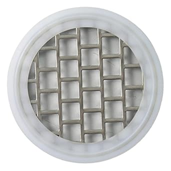 Amazon.com: PTFE Sanitary Tri-Clamp Screen Gasket, White - 2" w/ 4 Mesh ...