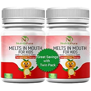 Amazon.com: Kids Chewable Iron Supplement (Ferronyl®/Carbonyl Iron 9 mg ...