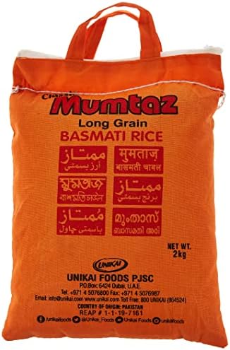 Mumtaz Basmati Rice, 2 kg price in UAE | Amazon UAE | kanbkam