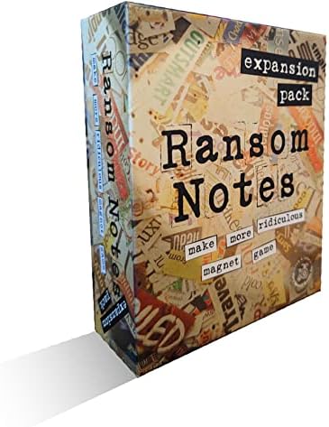 Ransom Notes Expansion Pack One - The Ridiculous Word Magnet Party Game ...