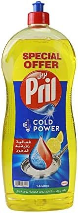 Pril Cold Power Dishwash Liquid, Lemon Dishwash Liquid- 1.5Ltr price in ...