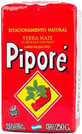 Pipore Yerba Mate Red Packet Despalada Organic Original Hot and Cold ...