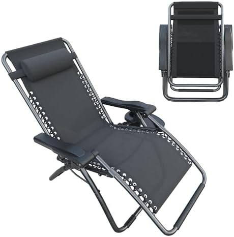 ZERIFAM Outdoor Lounges Chair Foldable Camping Chair,Relaxing Recliners ...