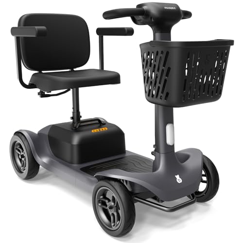 Paiseec S1 Mobility Scooter for Adults, Seniors - 25 Miles Range, 6 mph ...