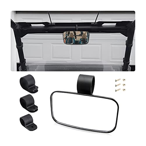 Moioee UTV/ATV Rear View Mirror, Car Interior Panoramic Wide Field ...