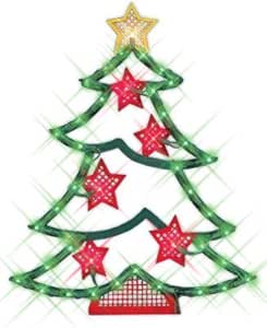 Amazon.com: Impact Innovations Christmas Lighted Window Decoration ...