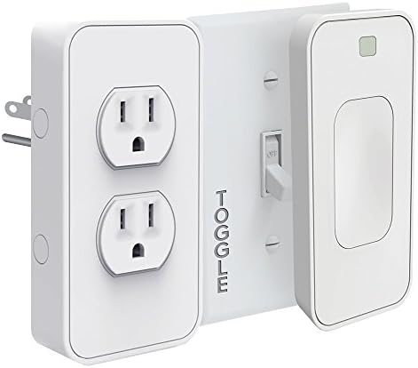 Switichmate Smart Power and Toggle Switch Kit, Dual Outlet/Light Switch ...